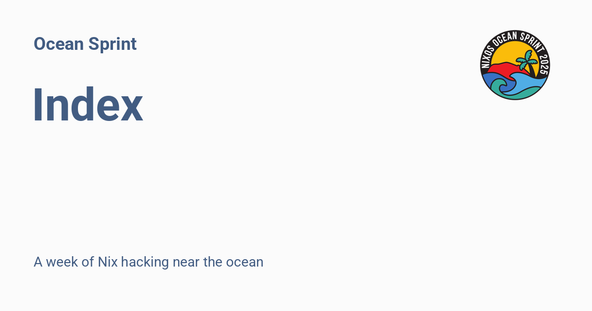 Index - Ocean Sprint